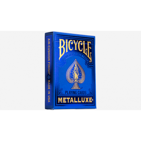 Baraja Bicycle Metallux Color Azul